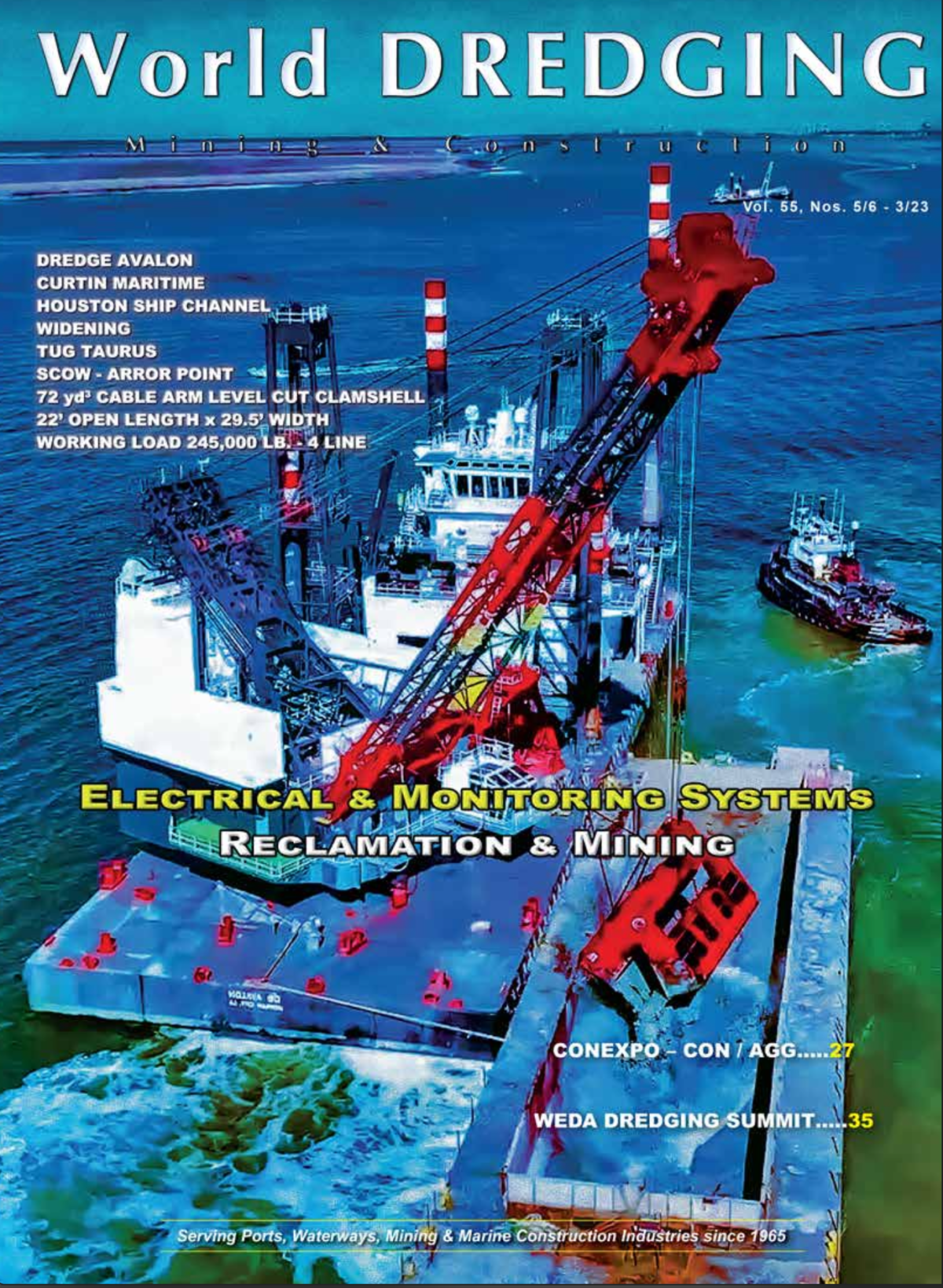 DB Avalon Hybrid Dredge | Curtin Maritime Tug & Barge Services