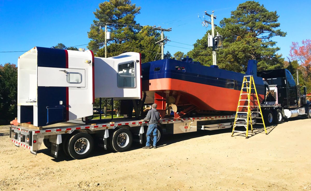 Truckable Push Boat Tug | Baby T | Curtin Maritime, Corp. | Tug & Barge