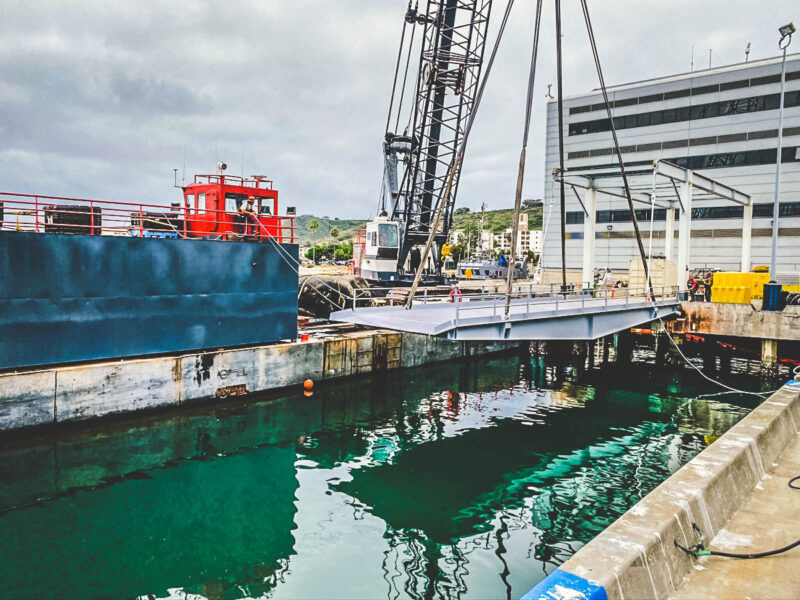 Navy Ramp Fabrication & Installation | Curtin Maritime, Corp